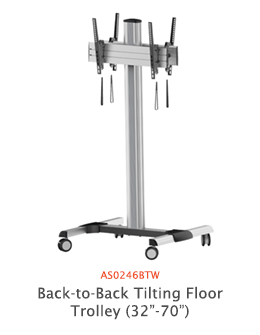 Commercial Screen Floor Stands and Trolleys Product Range